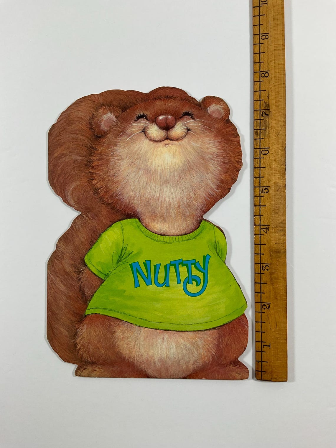 Vintage 1981 Ambassador Cards Nutty Squirrel Birthday Holiday Greeting ...