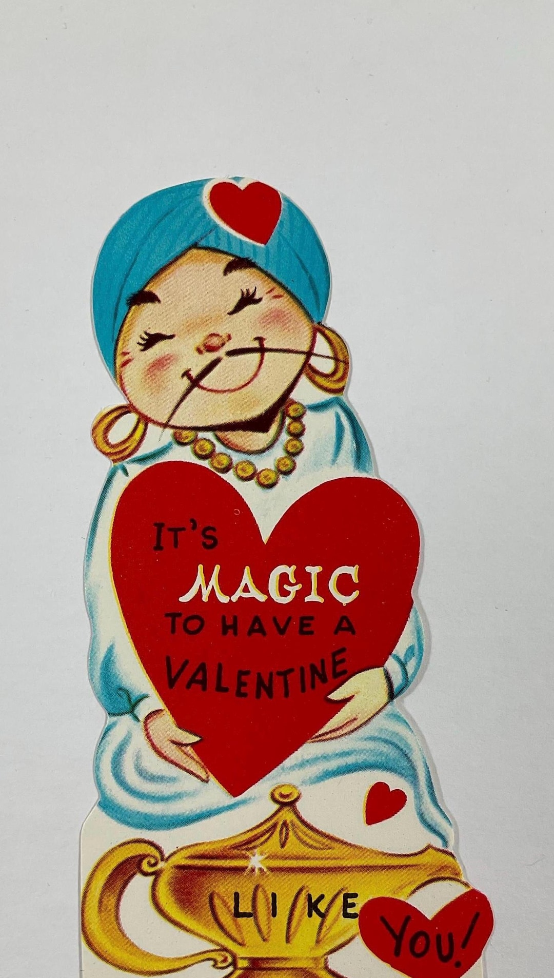 Vintage It’s Magic to Have A Valentine Like You Genie in A Bottle ...