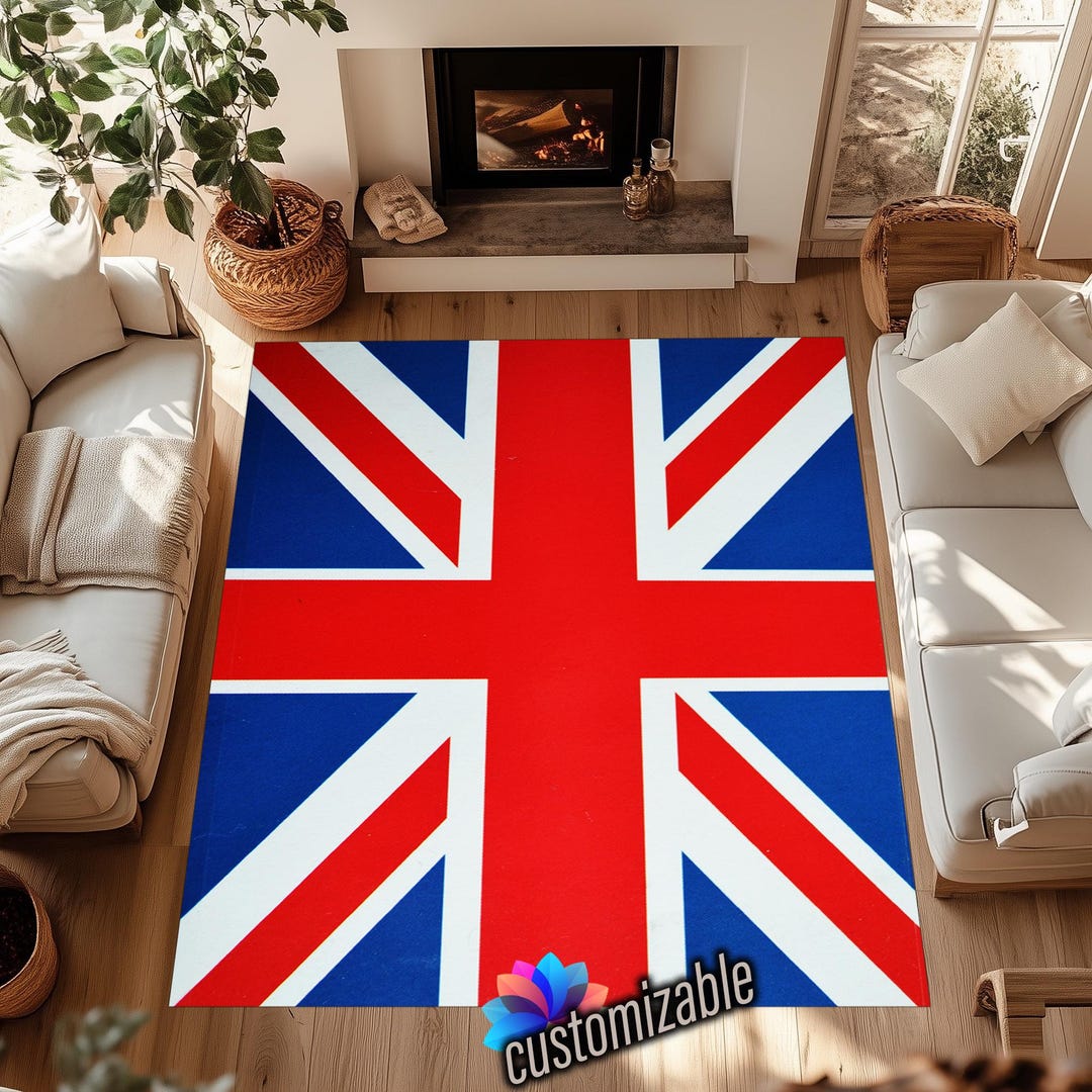 British Flag Rug, England Flag Rug, the United Kingdom Flag Rug ...