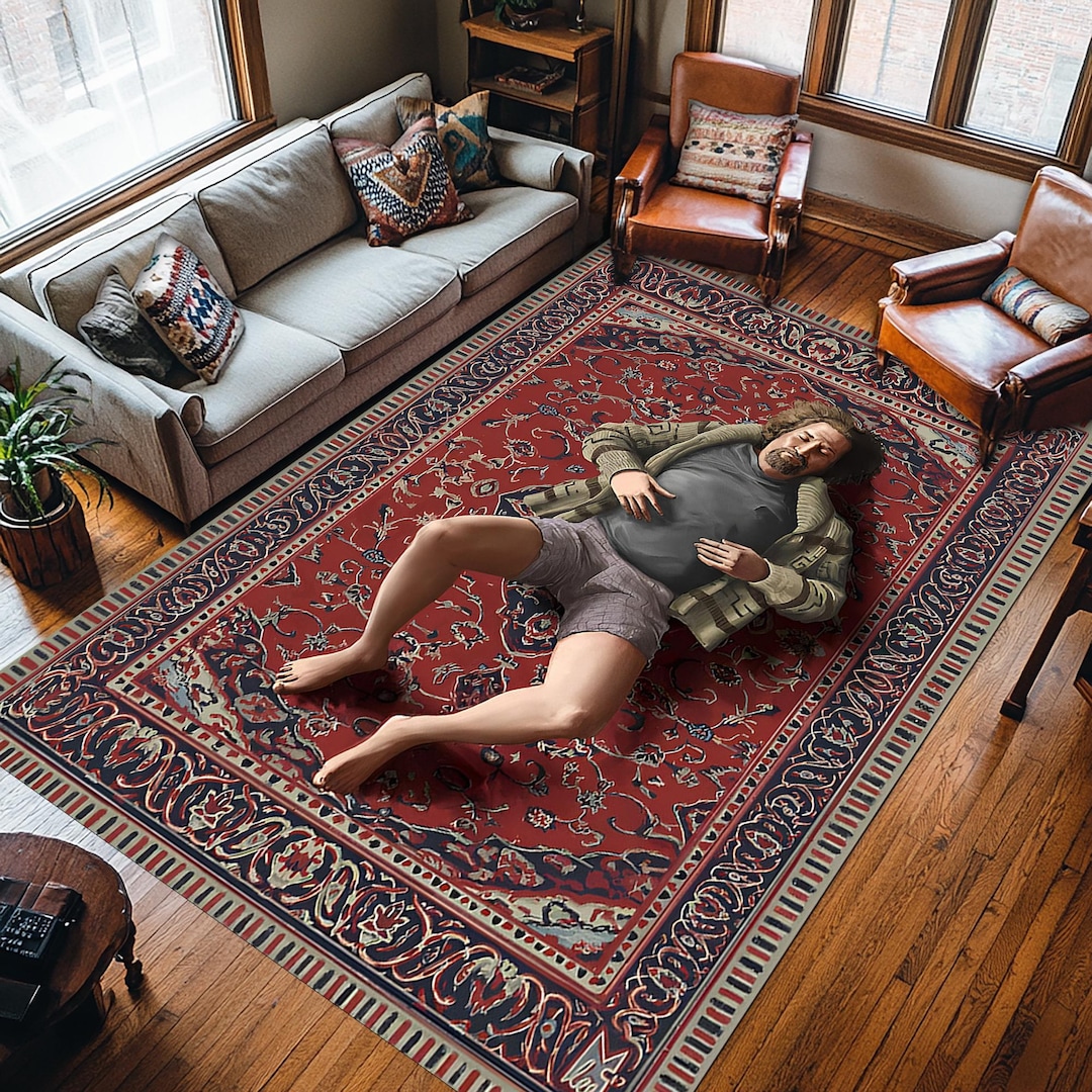 Dude Rug, the Big Lebowski Rug, Lebowski Carpet, Lebowski Rug, Lebowski ...