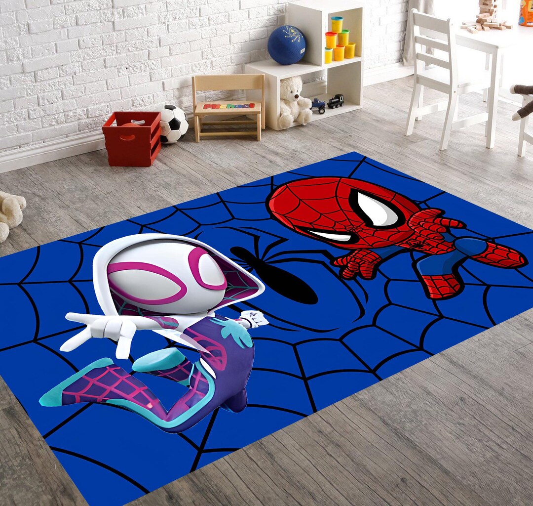 Spiderman, Spiderman Rug, Superhero Rug, Spiderman Children's Rug ...
