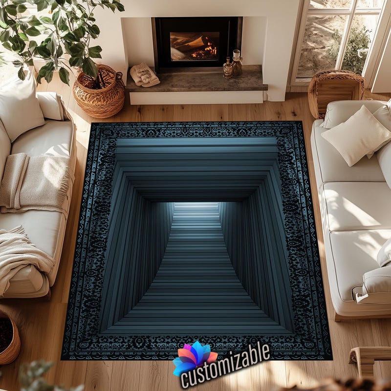 Optical Illusion Rugs - Etsy