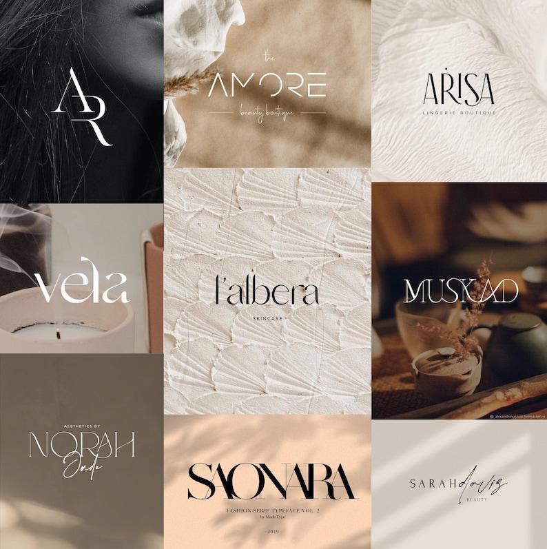 Custom Logo Design | Luxury Minimalist Initial Logo | Custom Monogram ...
