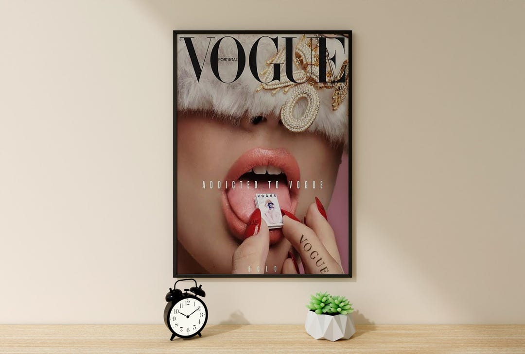 Vogue Art, Luxury Poster, Ready to Hang, Vogue Print, Funny Animal ...