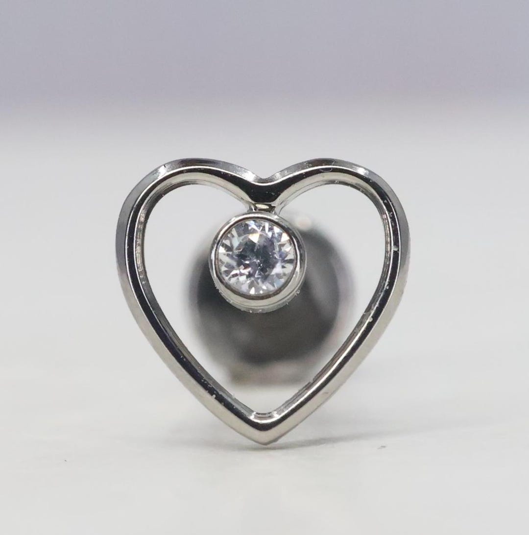 Titanium ASTM F136 (in287) Zirconia Heart Internally Threaded ...