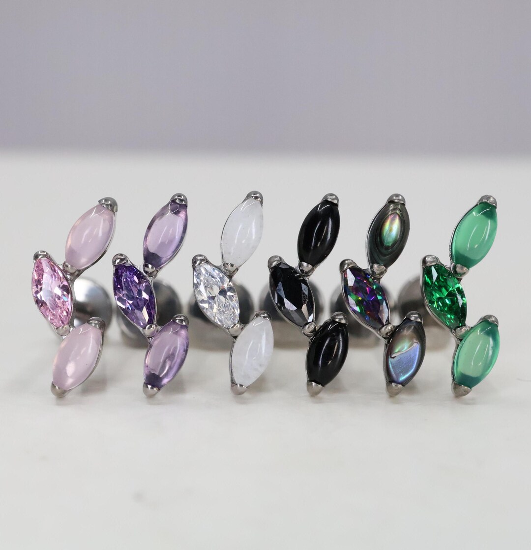 Titanium ASTM F136 (in224) Natural Stone and Zirconia Internally ...