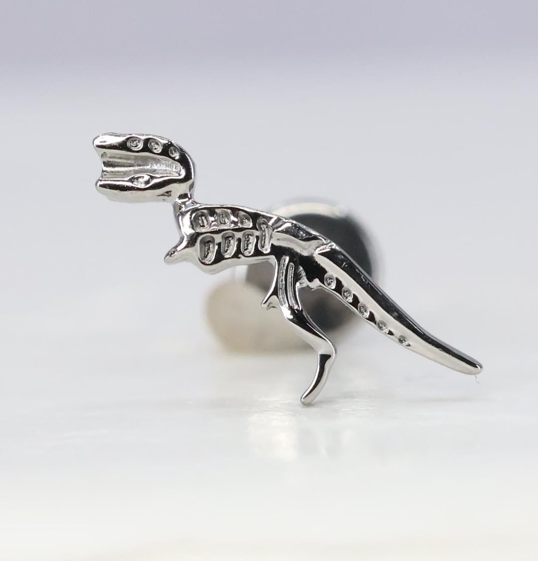 Titanium ASTM F136 (in242) T-rex, Dinosaur, Fossil Internally Threaded ...