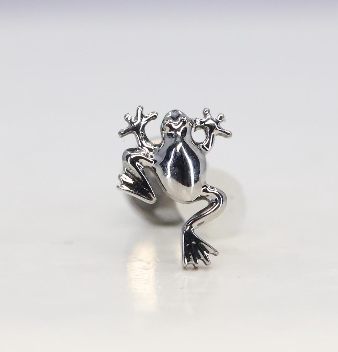 Titanium ASTM F136 (in233) Frog, Toad, Tree Frog Internally Threaded ...