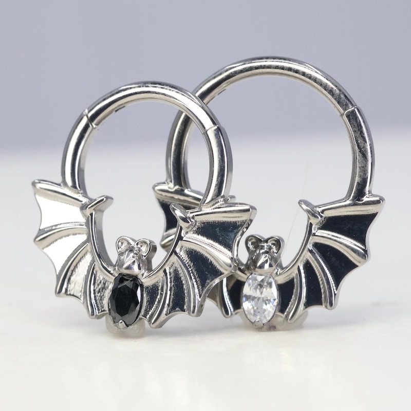 Bat Septum Ring - Etsy