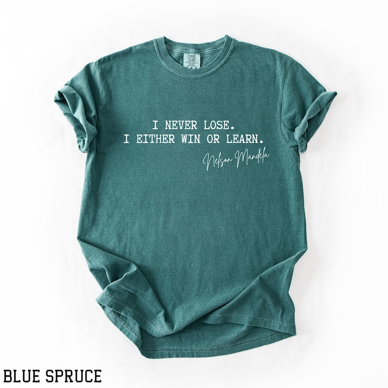 Comfort Colors® Nelson Mandela Quote Shirt,black History Shirt,black ...