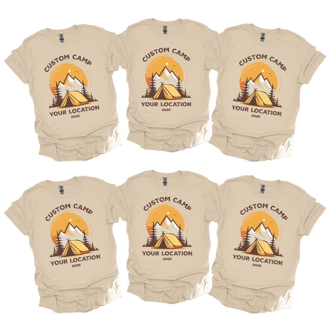 Custom Camp Shirt, Camp Life Shirt, Camping Friend Gift, Summer Camp ...