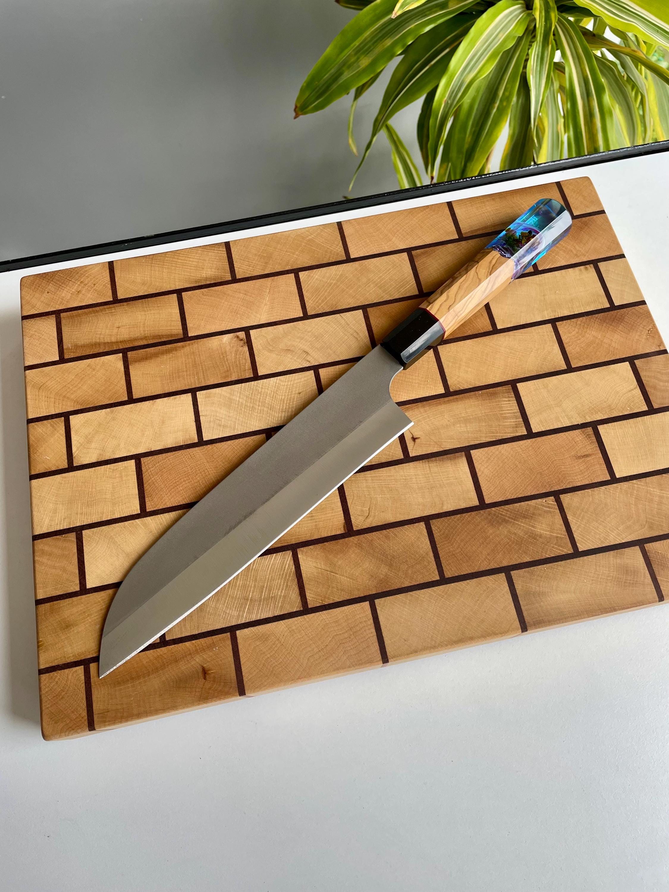 8" Custom Cobra Skull Chef Knife - N690 Stainless Steel Kitchen Blade ...