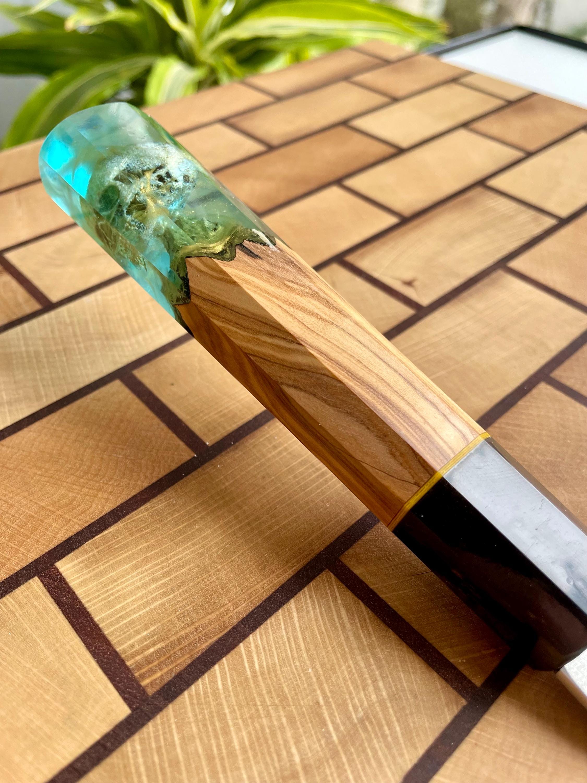 8" Custom Cobra Skull Chef Knife - N690 Stainless Steel Kitchen Blade ...