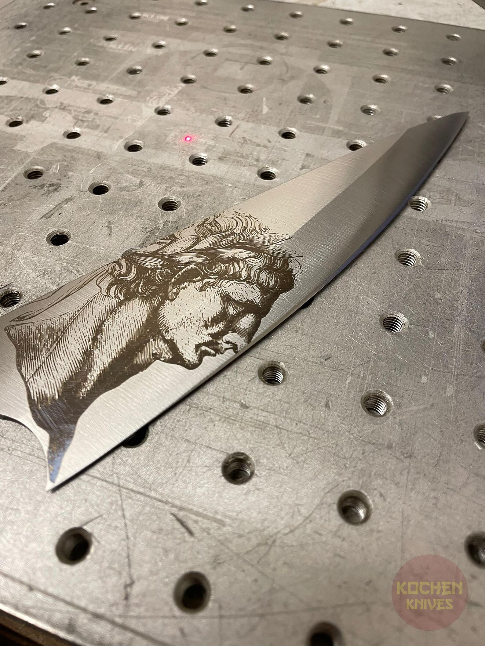 Custom Handcrafted Bunka Chef Knife: N690 Stainless Steel Kitchen Blade ...
