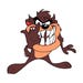 Taz Cartoon Middle Finger Tasmanian Devil Vinyl Decal / Sticker 10 ...