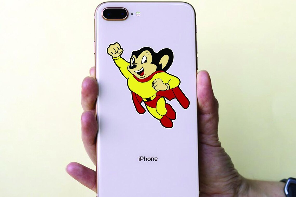 Mighty Mouse Main Logo Vinyl Decal / Sticker 10 Sizes!! Free Shipping ...