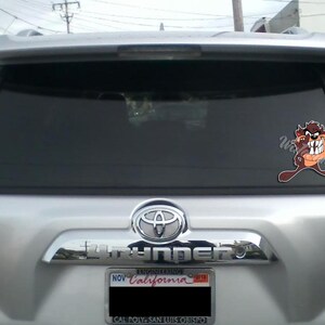 Taz Cartoon Middle Finger Tasmanian Devil Vinyl Decal / Sticker 10 ...