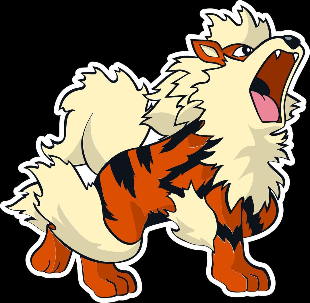 Pokemon Arcanine Logo Vinyl Decal / Sticker 10 Sizes!! Free Shipping ...