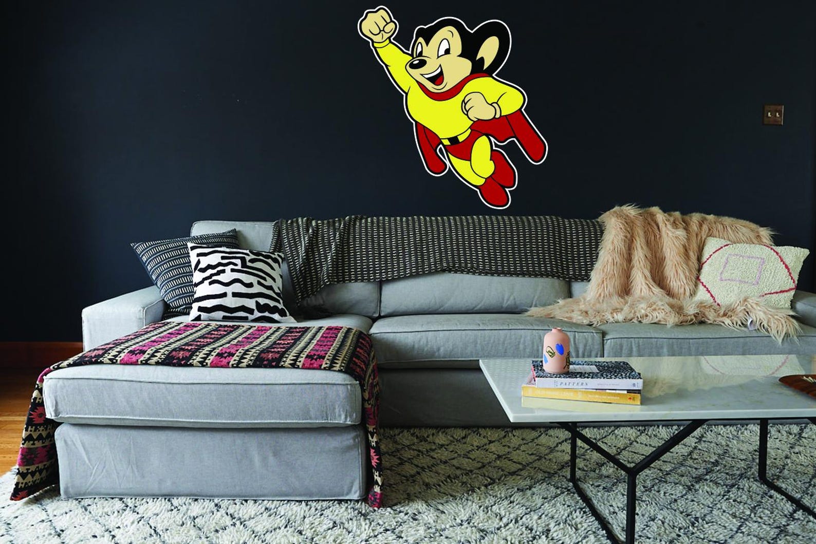 Mighty Mouse Main Logo Vinyl Decal / Sticker 10 Sizes!! Free Shipping ...