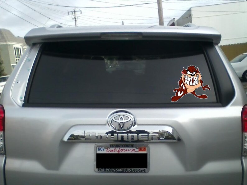Taz Cartoon Teeth Tasmanian Devil Vinyl Decal / Sticker 10 Sizes!! Free ...