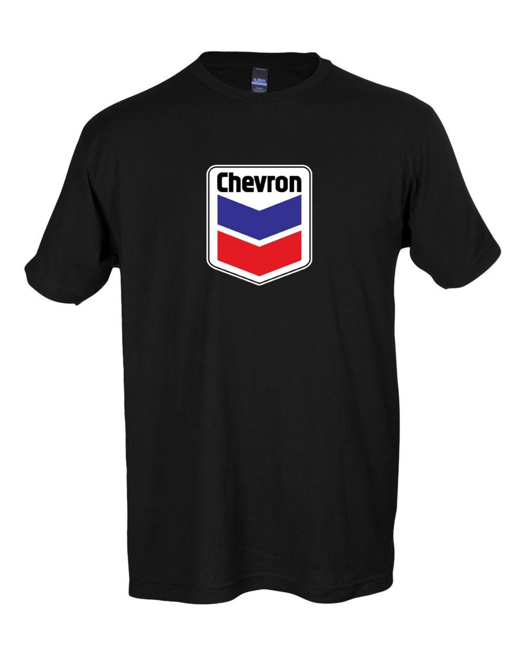 Chevron Gasoline Gas Motor Oil Circle Logo T Shirt Youth M - Adult 6XL ...