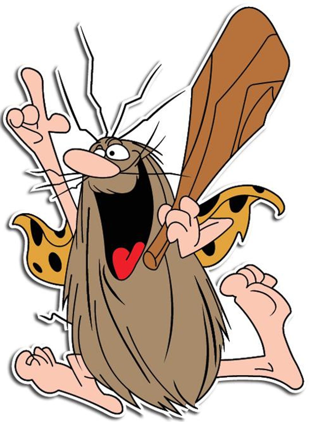 Captain Caveman Logo Vinyl Decal / Sticker 10 Sizes!! Free Shipping! - Etsy