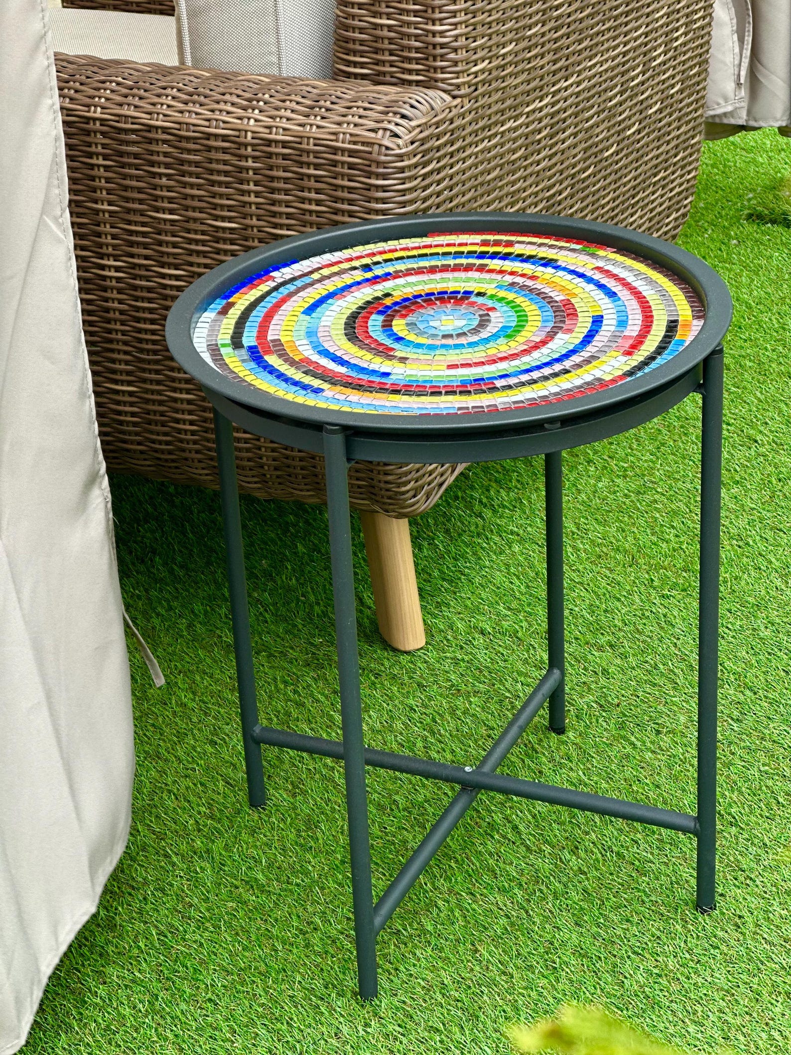 Festival Spiral Mosaic Table - Etsy