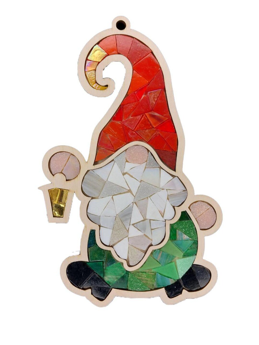 Festive Gnome Mosaic Kit - Etsy