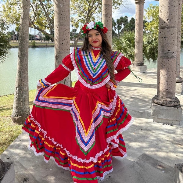 Jalisco Folklorico Dress - Etsy