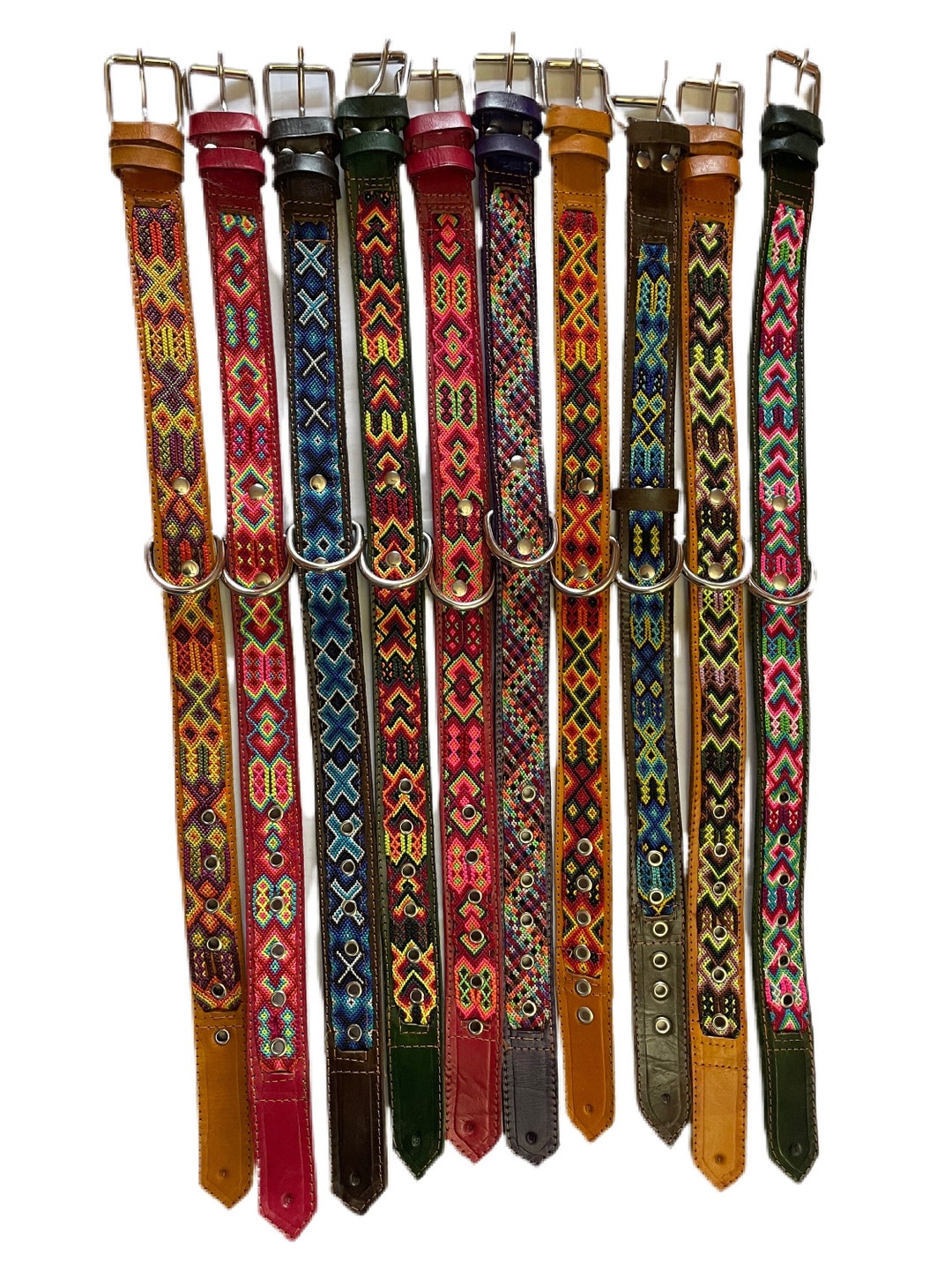 Mexican Large Breed Dog Collars - Artisanal Handmade Dog Collars ...