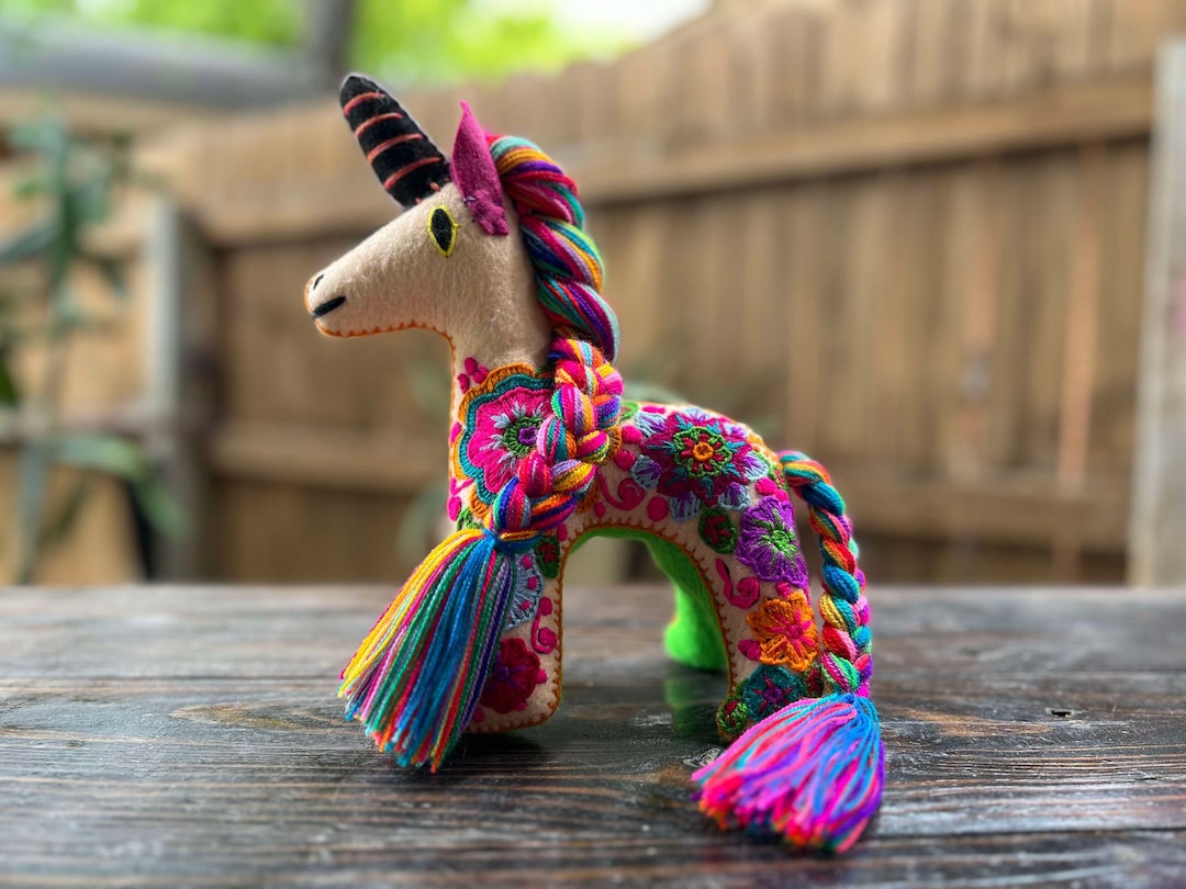Hand Embroidered Artisanal Stuffed Animals - Handmade Stuffed Animals ...