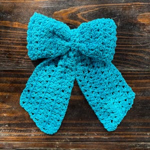 Crochet Hair Bow- Hair Bow, Coquette Bow, Coquette Aesthetic, Handmade ...