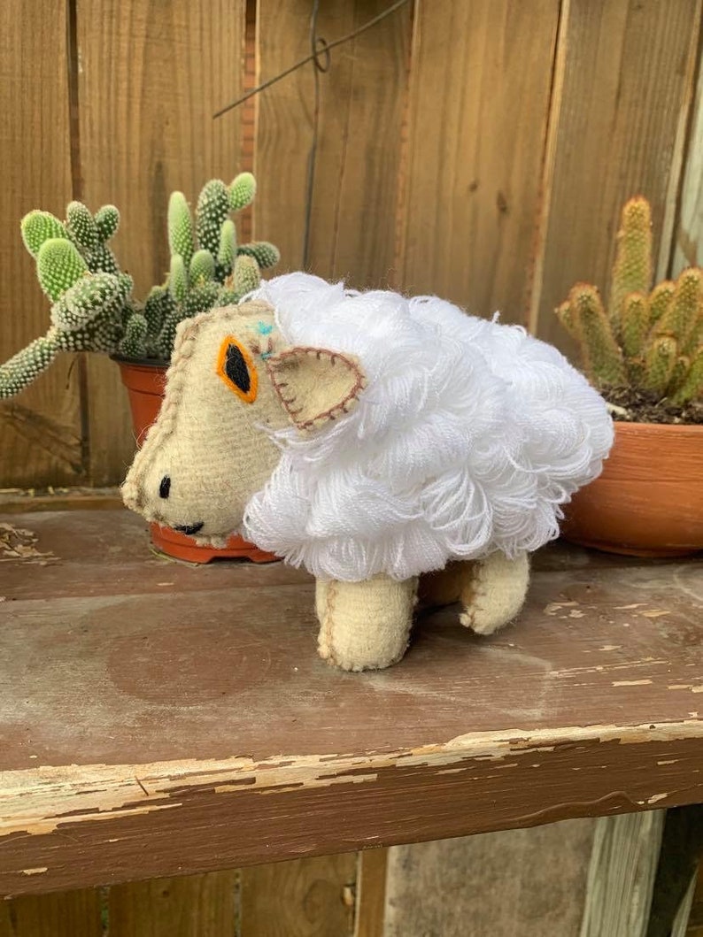Hand Embroidered Artisanal Stuffed Animals Handmade Stuffed - Etsy