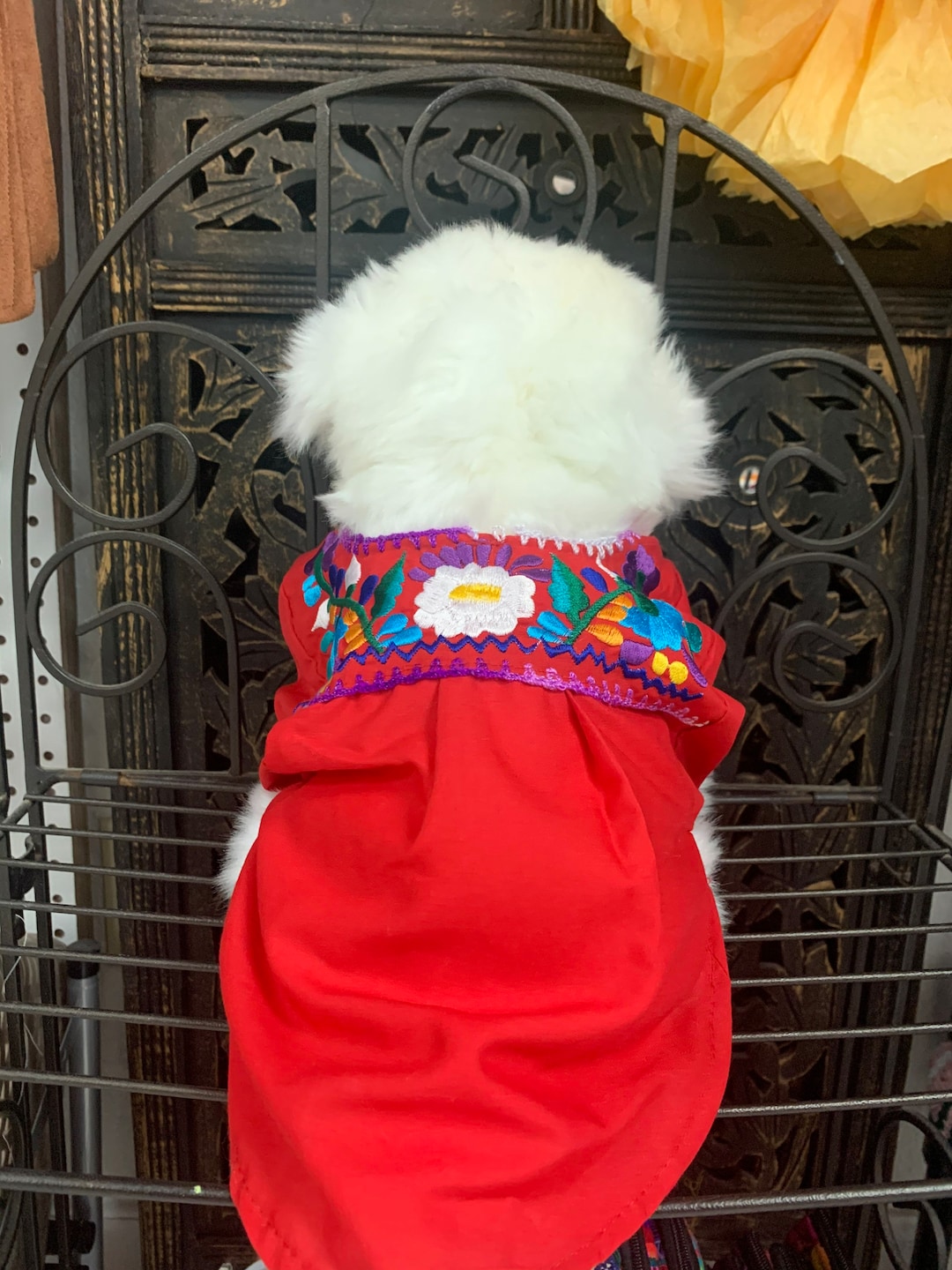 Handmade Embroidered Dog Blouse Floral Blouse Floral - Etsy