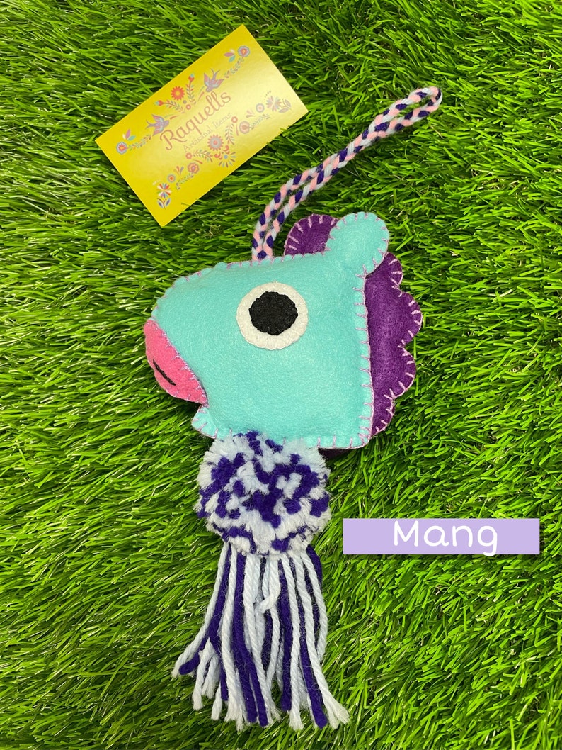 Handmade BTS Felt Characters - BT21 Handmade Charms - Ornament Charms ...