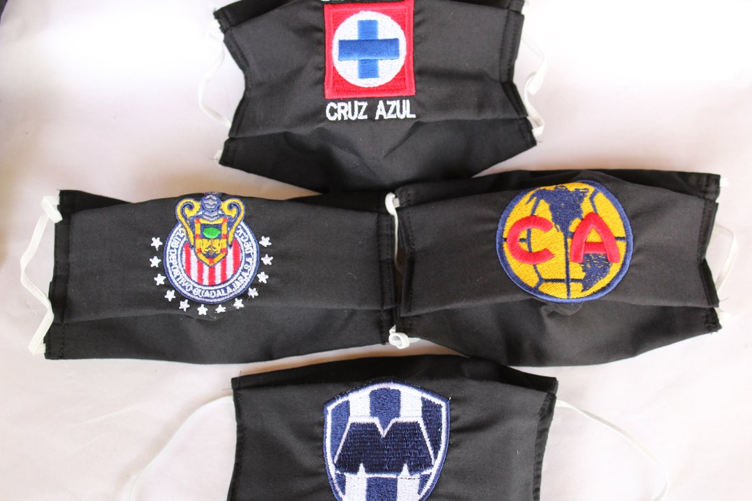 Embroidered Mexican Soccer Teams Face Mask - Etsy