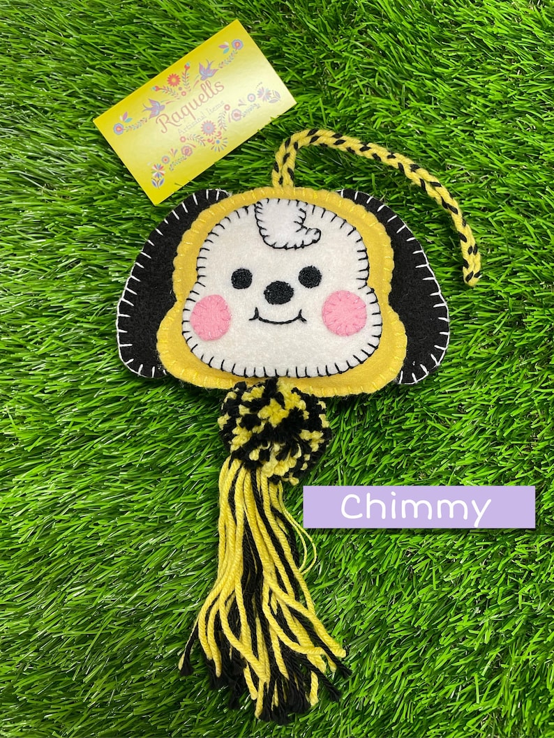Handmade BTS Felt Characters - BT21 Handmade Charms - Ornament Charms ...