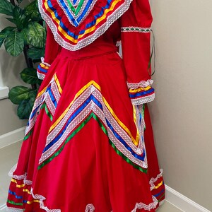 Beautiful Women's Jalisco Outfit - Mexican Culture Costume - Handmade ...