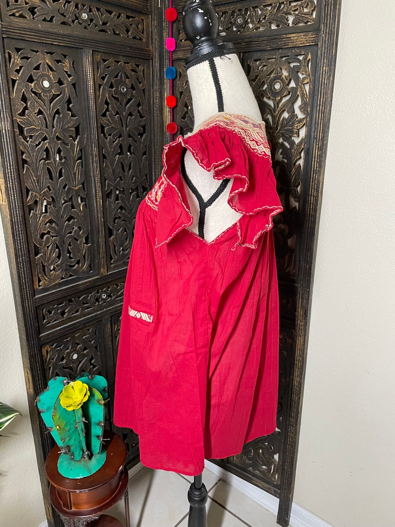 Precious Embroidered Blouse Made in Puebla Mexico Hand - Etsy