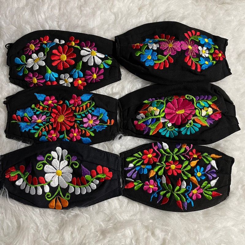 Floral Face Mask - Etsy