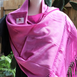 Rebozo shawl Solid Colors - Etsy