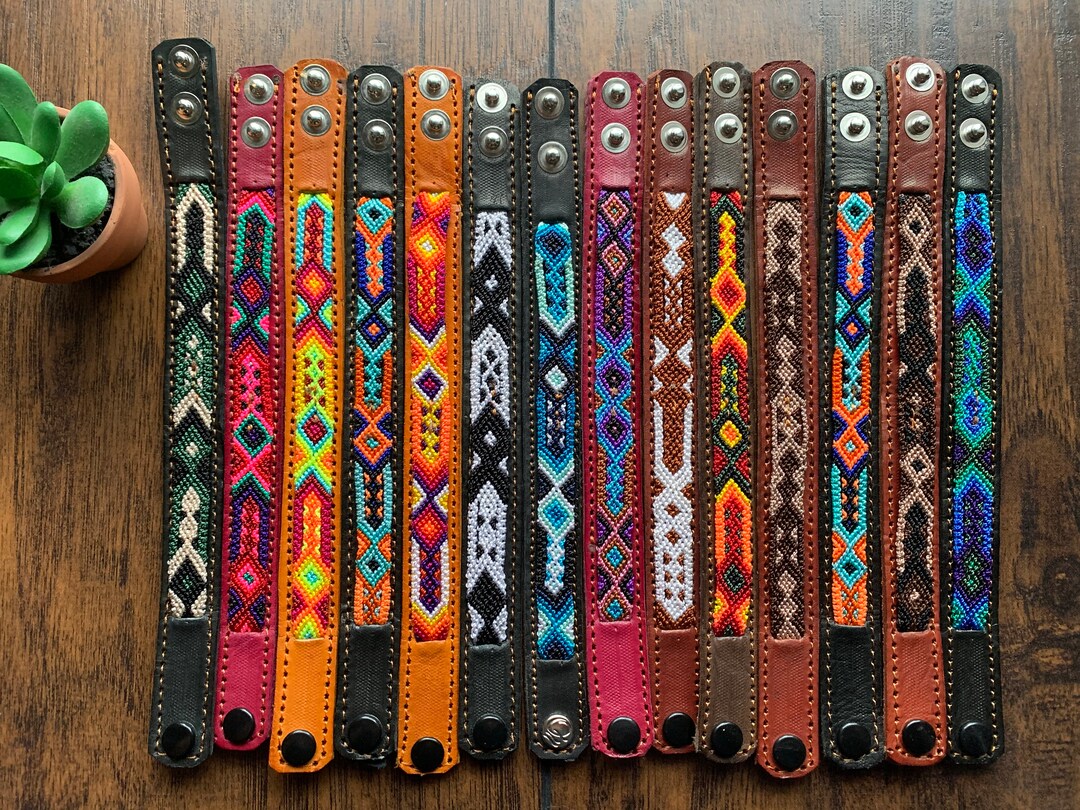 Artisanal Handmade Bracelets Mexican Hand Woven Bracelets - Etsy