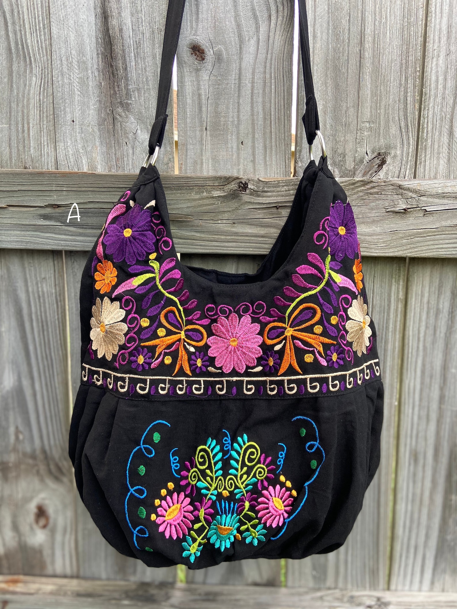 Floral Embroidered Bag - Floral Purse - Etsy