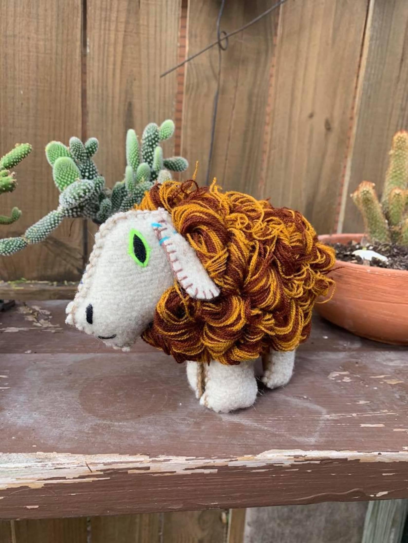 Hand Embroidered Artisanal Stuffed Animals Handmade Stuffed | Etsy