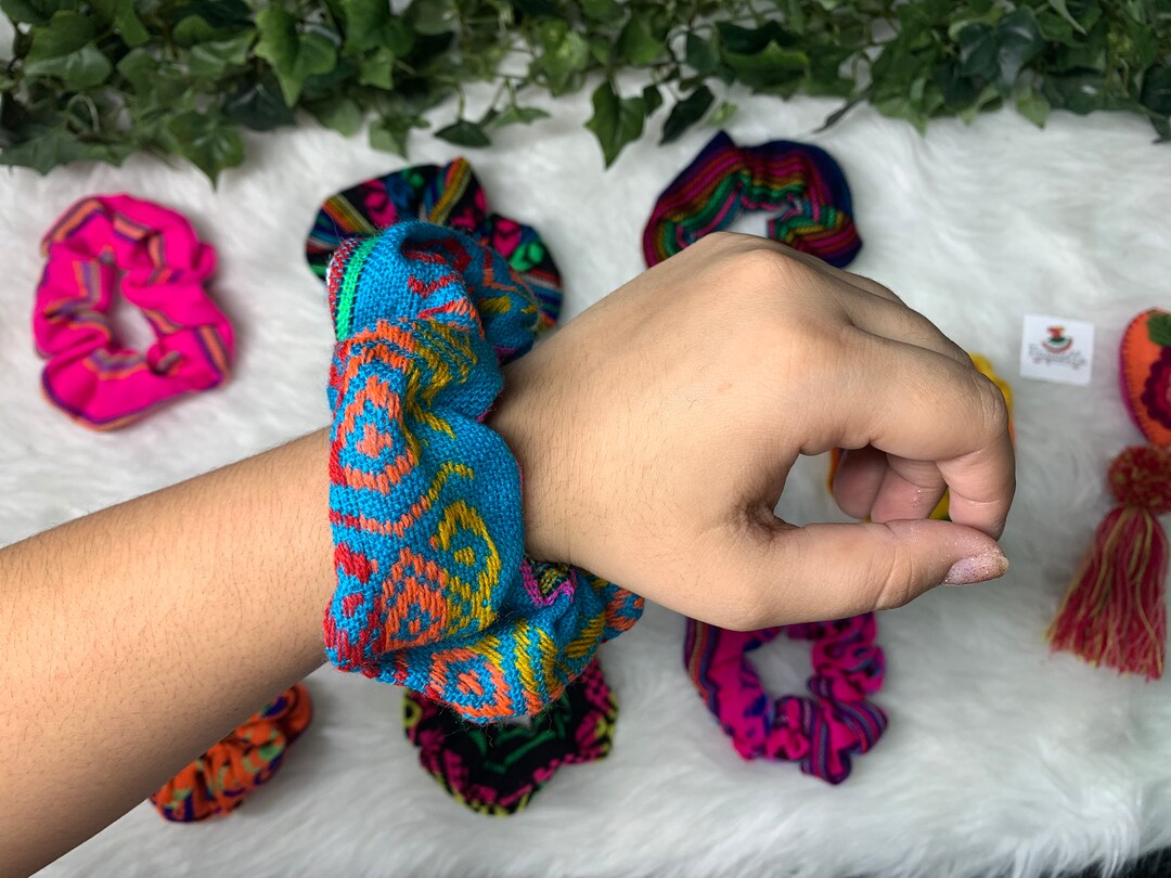 Handmade Mexican Scrunchies - Etsy