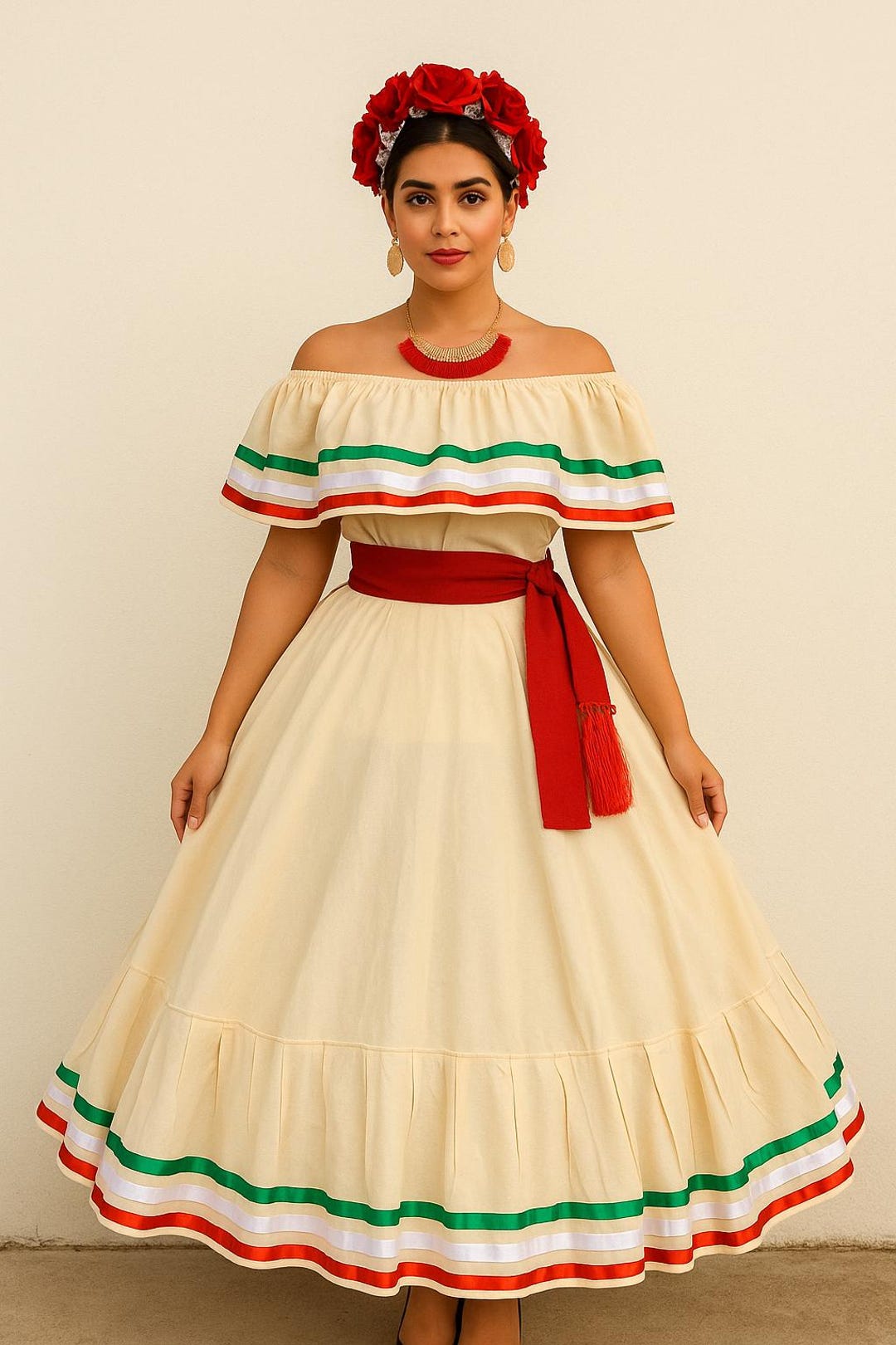 Gorgeous Folkloric Outfit, Perfect for Fiesta, Dance, Festivals ...