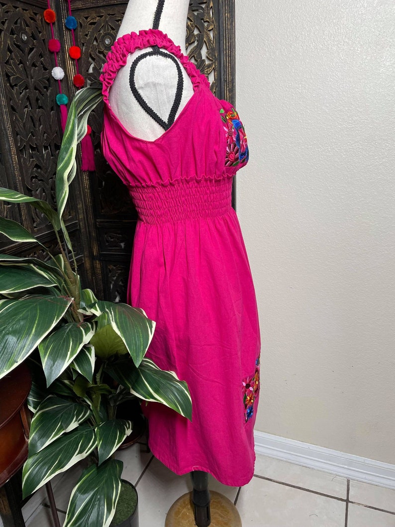 Beautiful Embroidered Sun Dress - Artisanal Embroidered Summer Dress - Etsy