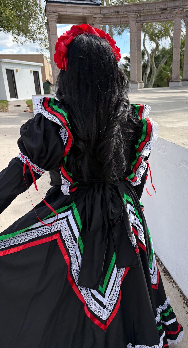 Beautiful Women's Jalisco Outfit - Mexican Culture Costume - Handmade ...