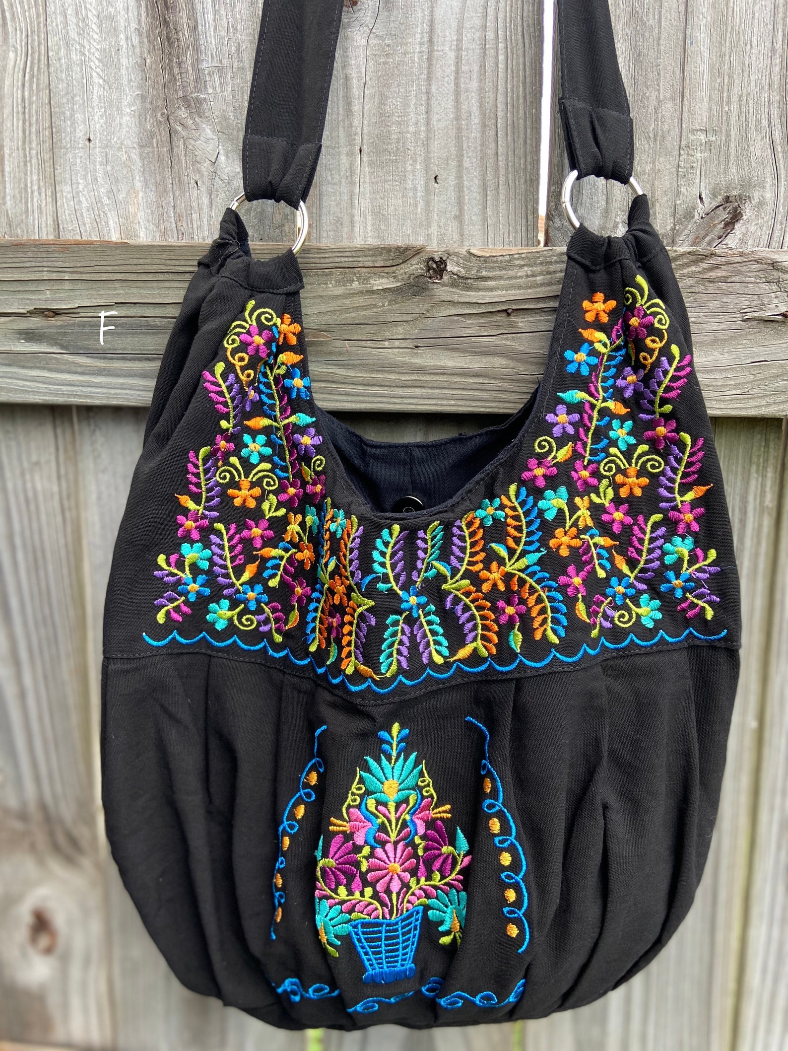 Floral Embroidered Bag Floral Purse | Etsy