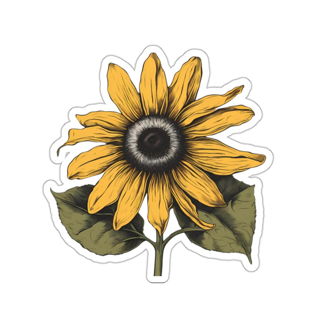 Maryland Black Eyed Susan Sticker, Floral State Flower Decal, Stocking ...